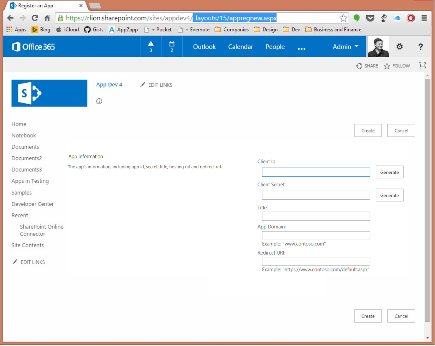 Prepare to use the SharePoint Online Connector