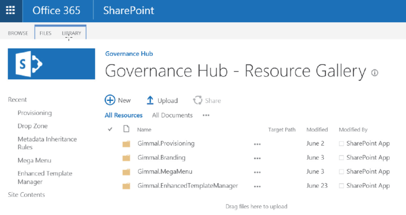 Governance Hub Configuration