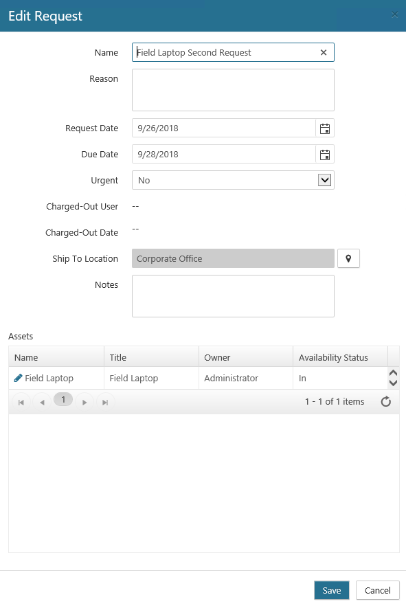 Canceling and Deleting a Request