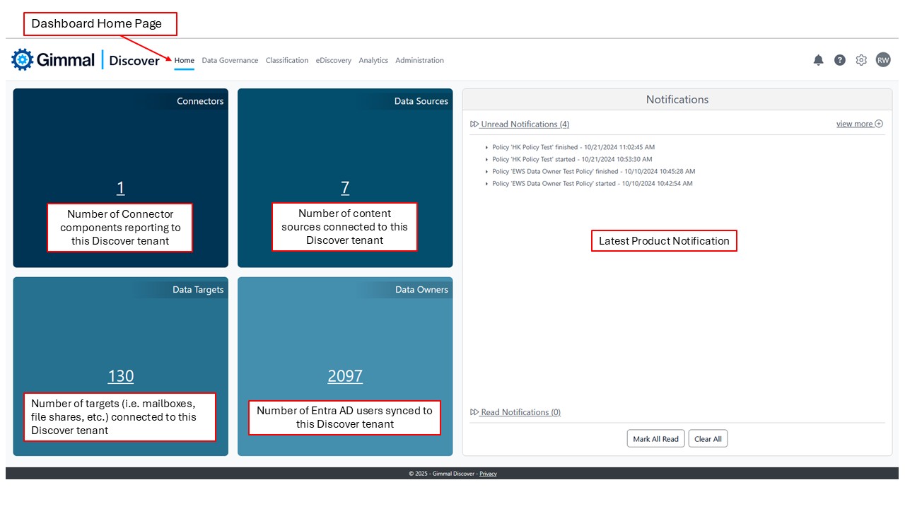Navigating the User Interface